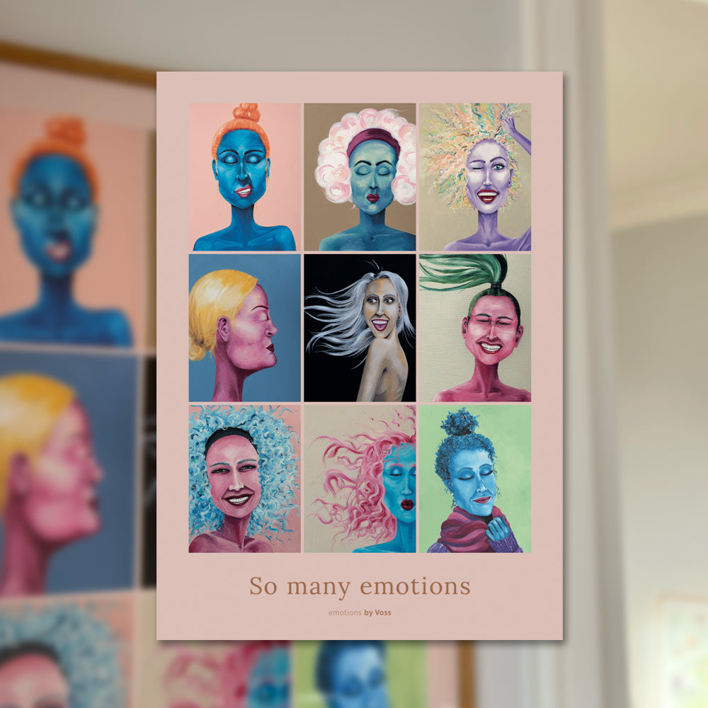 Plakat, So Many Emotions – All By Voss