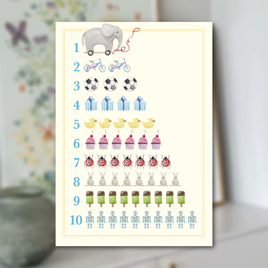 Plakat, 123 Tæt til ti – All By Voss